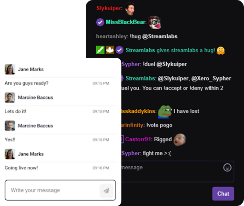 Live Streaming Features | Streamlabs Talk Studio